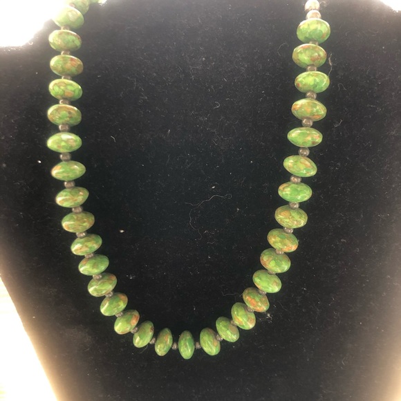 Native American | Jewelry | Beautiful Dark Green Natural Stone | Poshmark